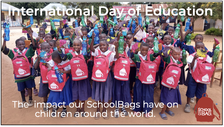 No. 75: International Day of Education - our impact - School in a Bag